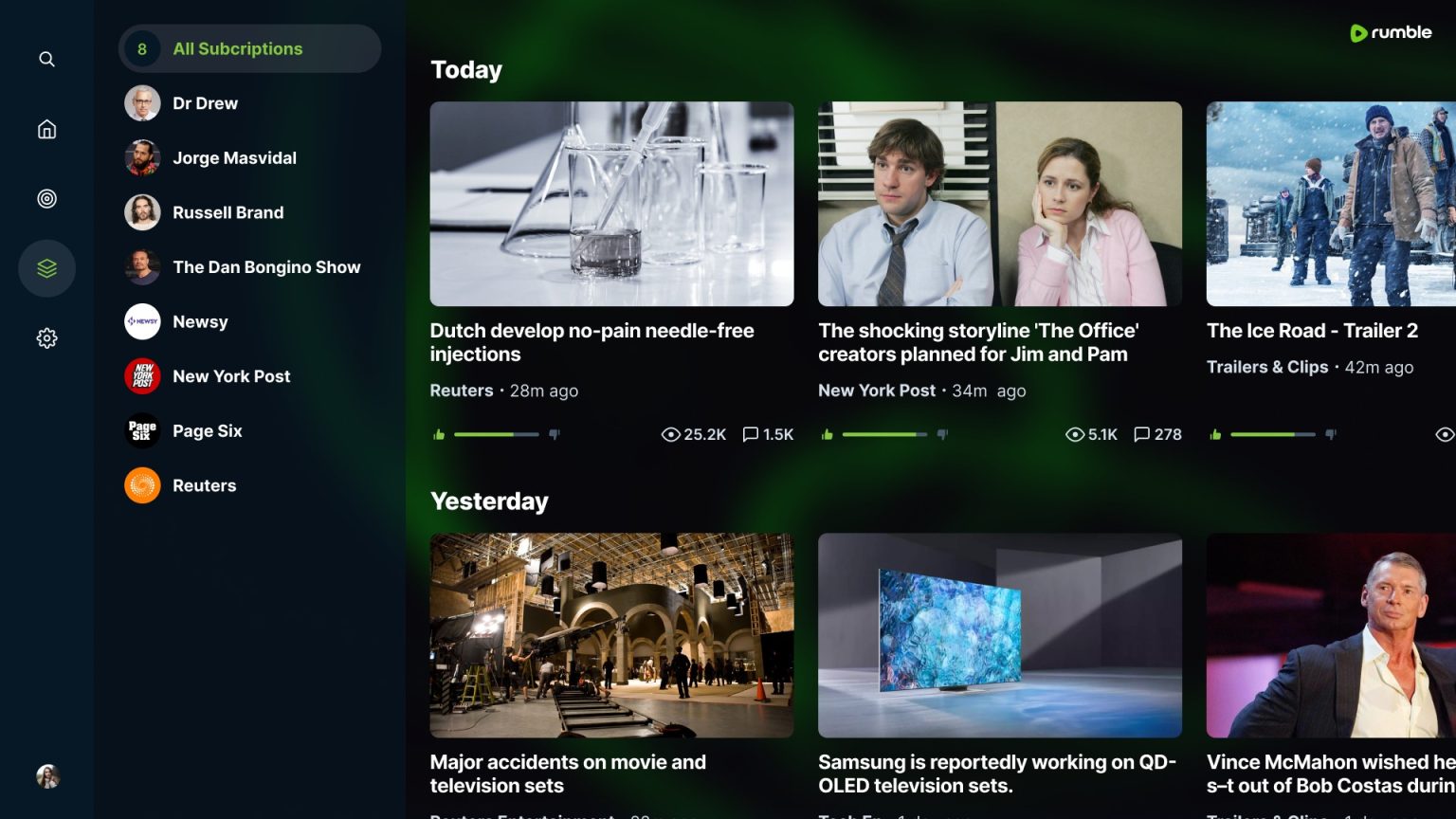 rumble.com/pair: Pair Rumble and Enter Code